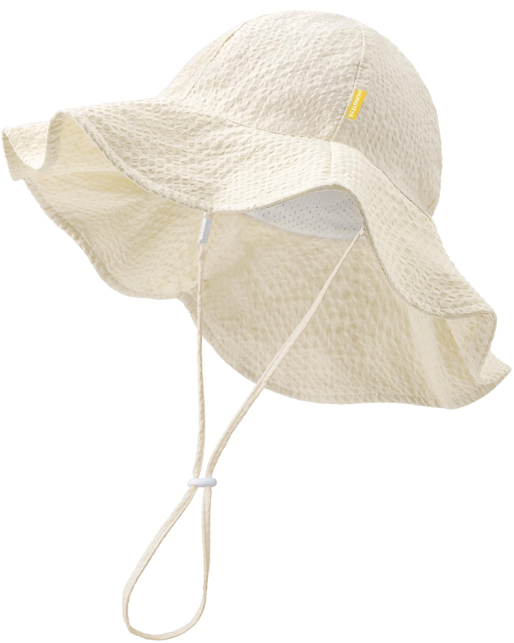 Baby Sun Hat Toddler Girl Beach Hat Adjustable Outdoor Summer Hat UPF ...