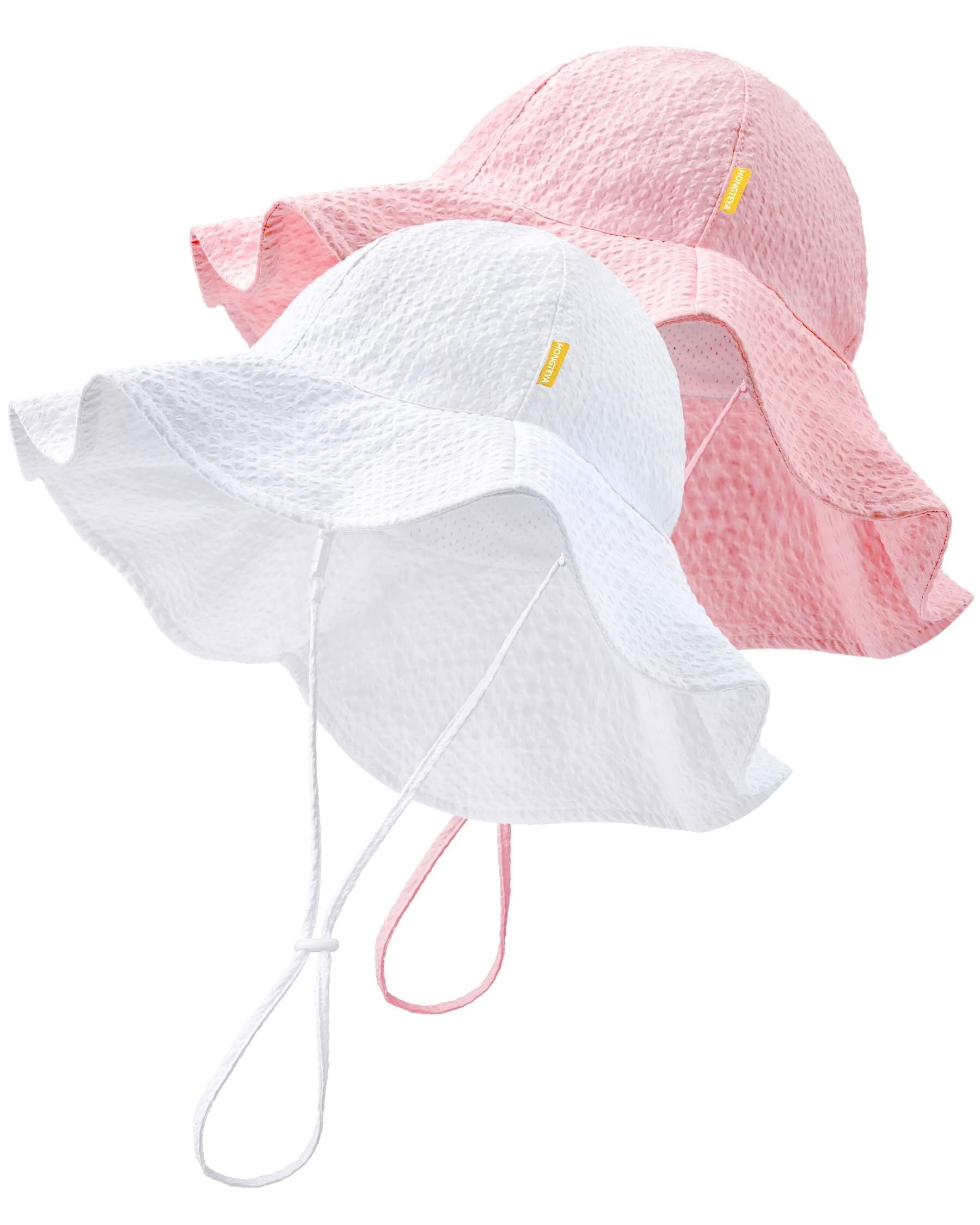 Baby Sun Hat Toddler Girl Beach Hat Adjustable Outdoor Summer Hat UPF ...