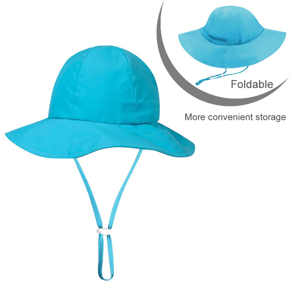 Baby Sun Hat Toddler Panama Beach Bucket Hats Infant UV Protection ...