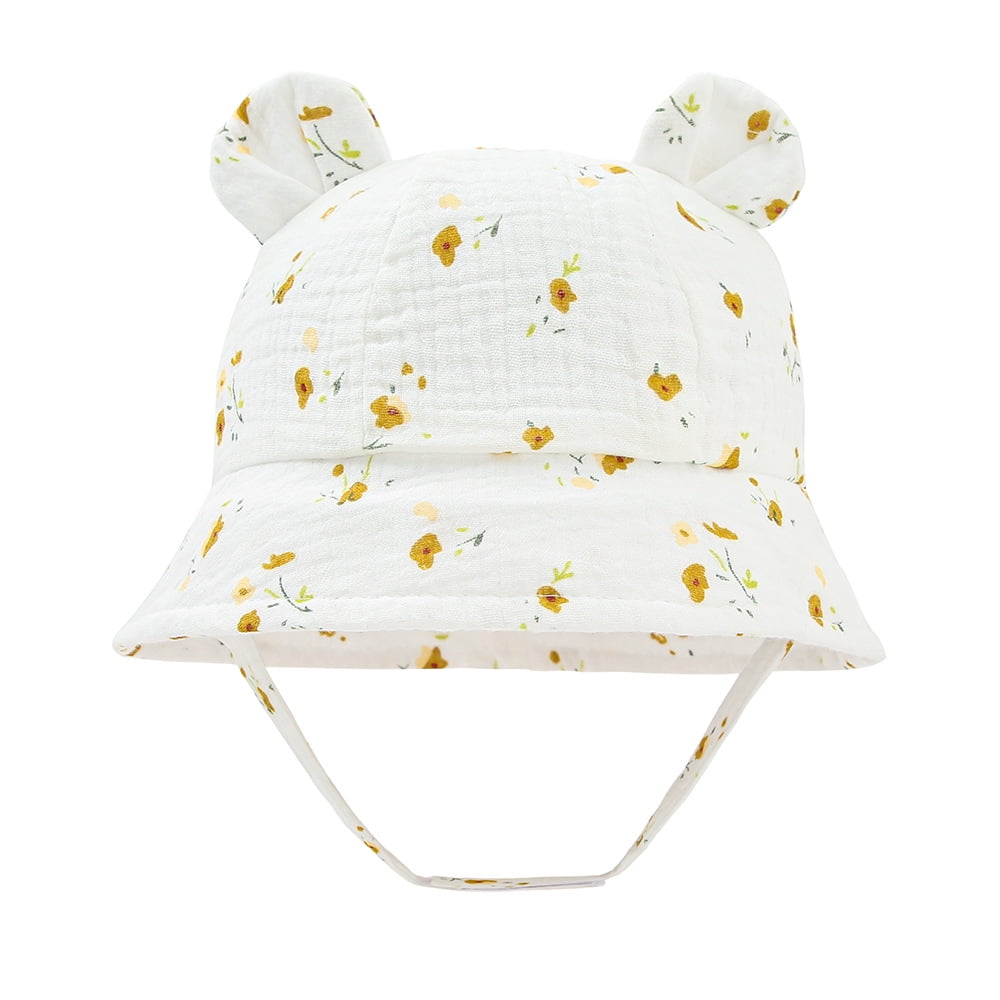 Baby Sun Hat UPF 50+ Sun Protective Toddler Bucket Hat Summer Kids ...