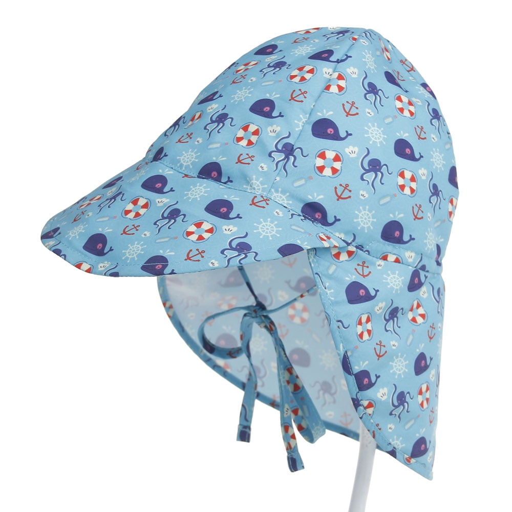 Burkashear Baby Sun Hat, UPF 50+ Toddler Cotton Bucket Hat, Adjustable ...