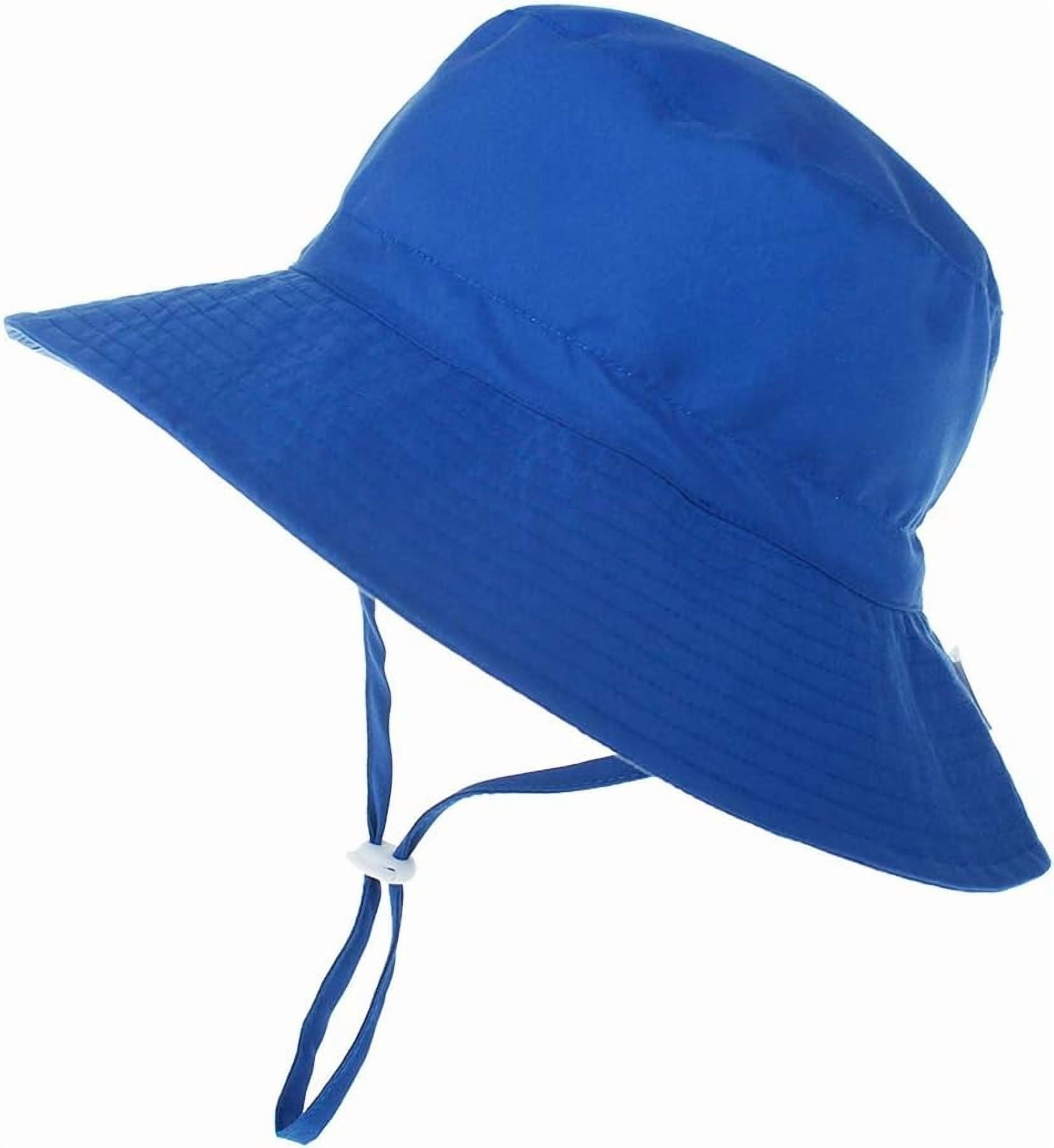 Baby Sun Hat UPF 50+ Wide Brim Bucket Hat - Adjustable Infant Toddler ...