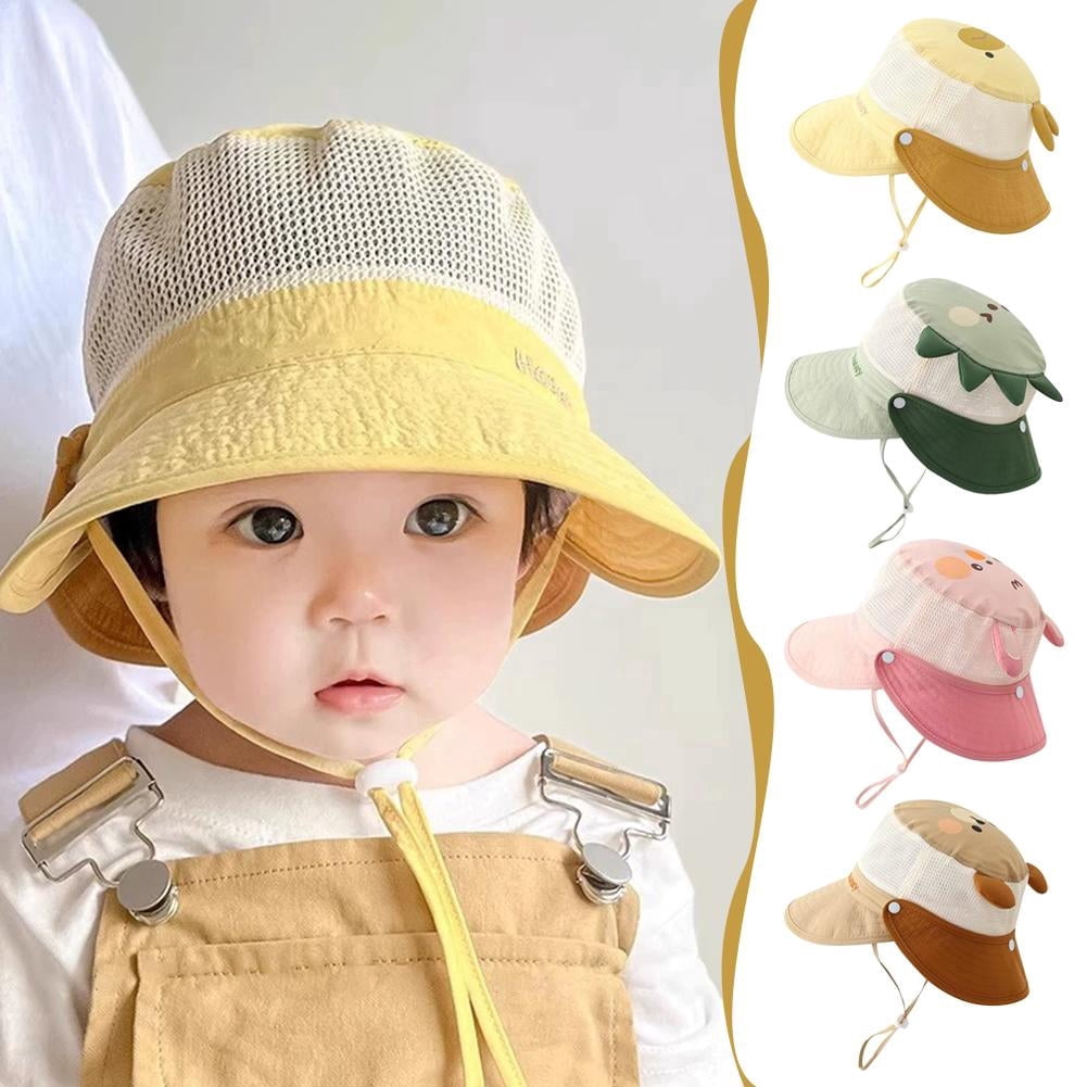 Baby Sun Hat with Neck Flap – UPF 50+ Wide Brim Fishing Cap, Mesh ...