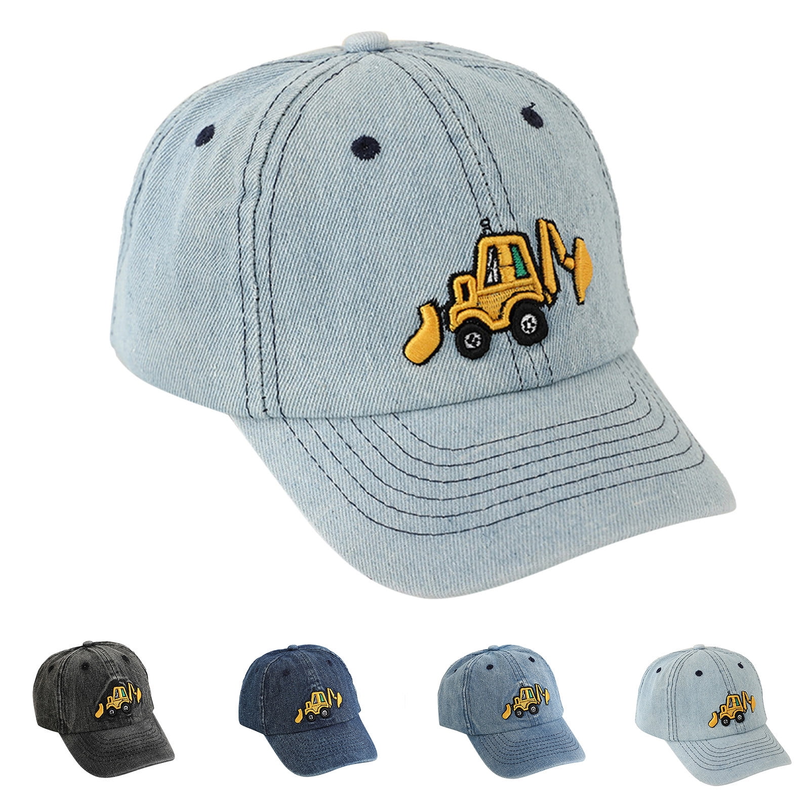 Baby Sun Hats 0-6 Months Toddler Boy Baseball Cap Cute Embroidery ...
