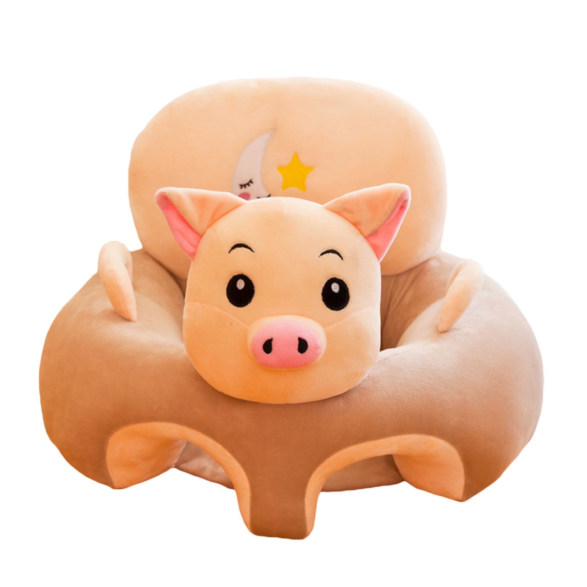 Baby Support Seat Cover Cute Animals Shape Infant Floor Seat Loungers ...