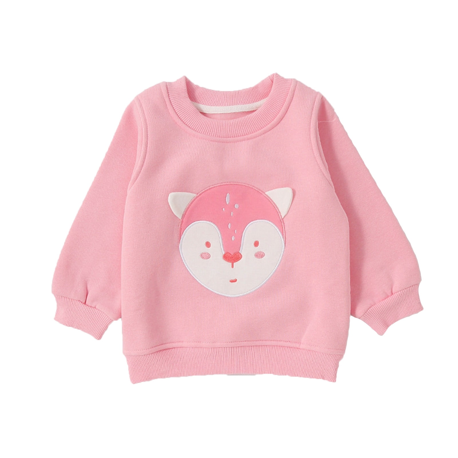Baby Sweatshirt Animal Silhouettes Print Crewneck Sweatshirts Kids ...