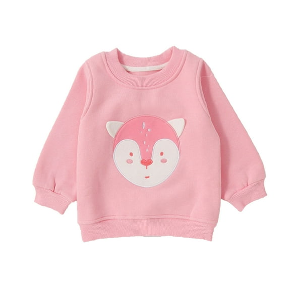Baby Sweatshirt Animal Silhouettes Print Crewneck Sweatshirts Kids ...