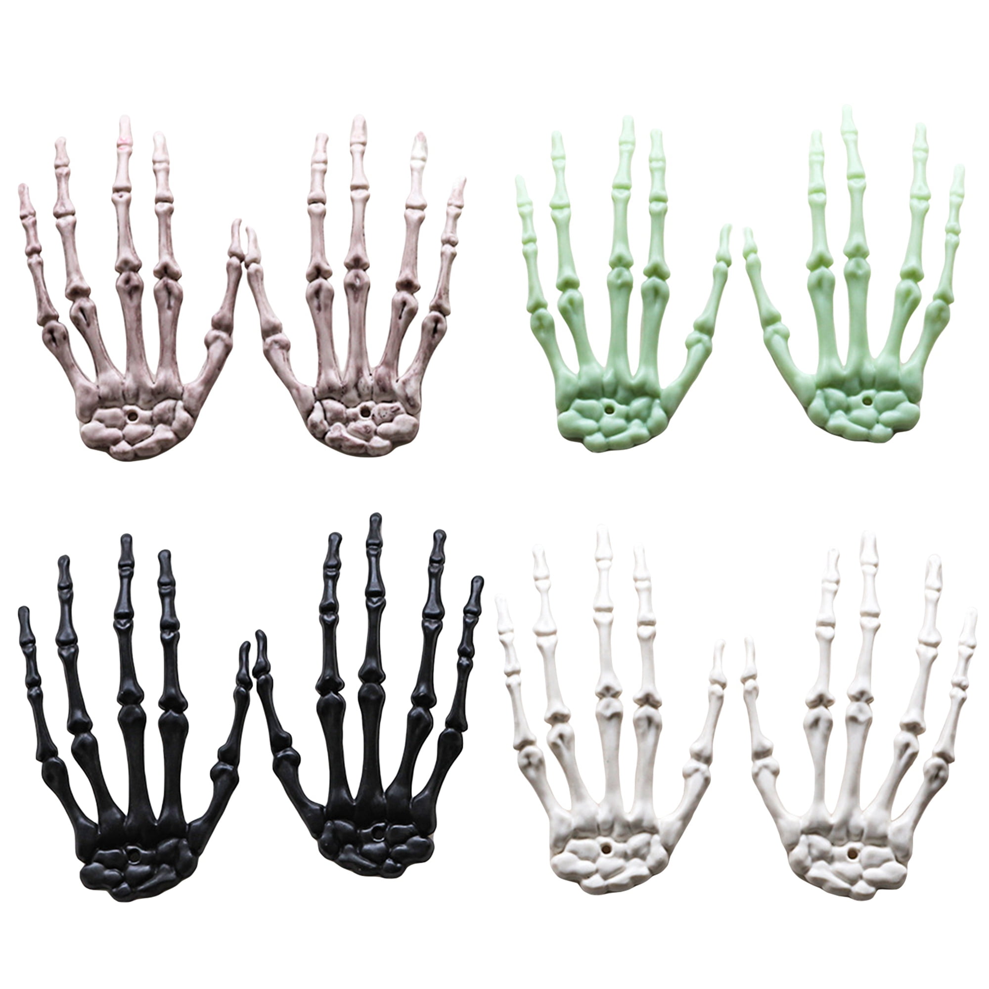 Baby Sweetie 2 Pack Halloween Skeleton Hands, Realistic for Halloween ...