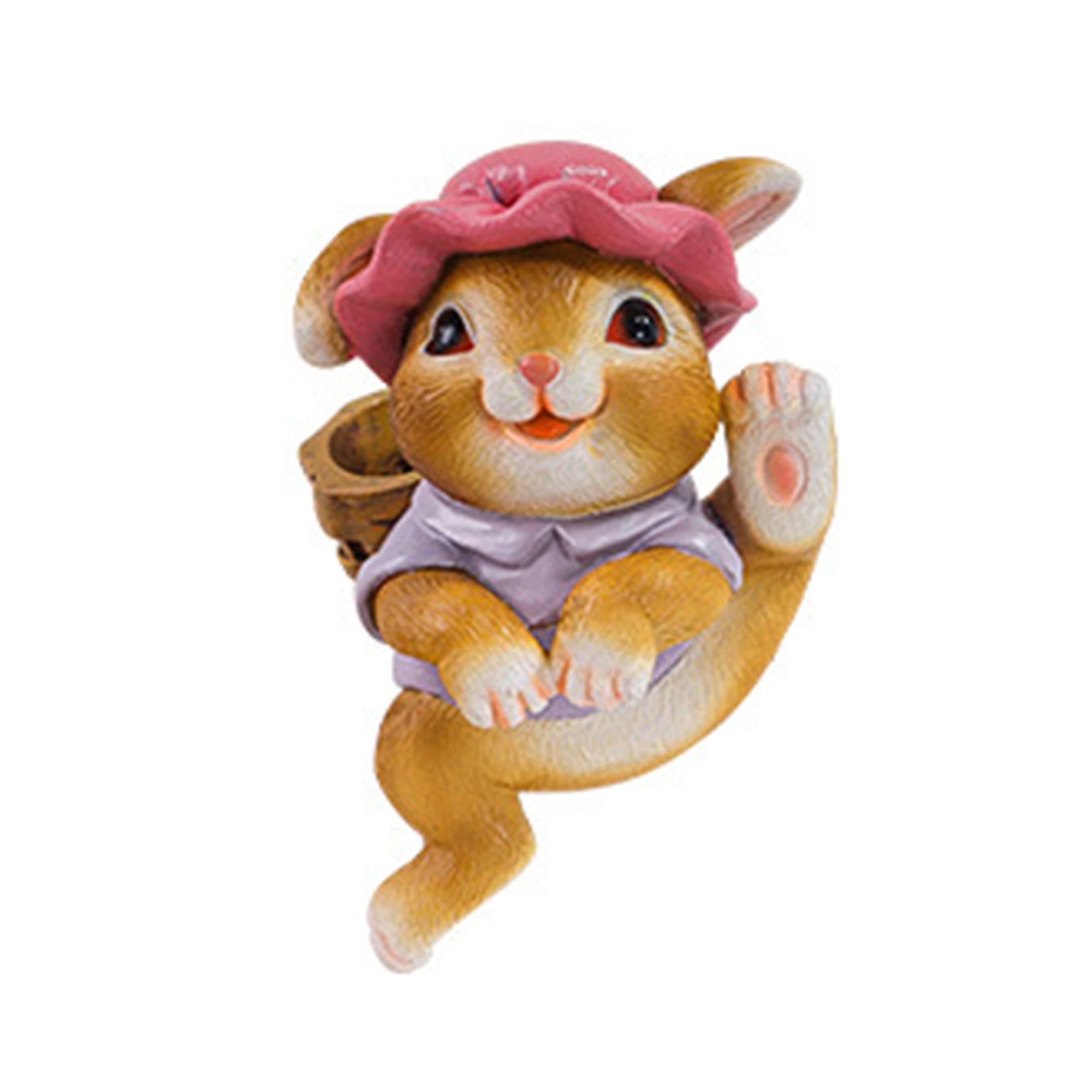 Baby Sweetie Flower Pot and Vase Hugger Ornaments Cute Cat Dog Rabbit ...