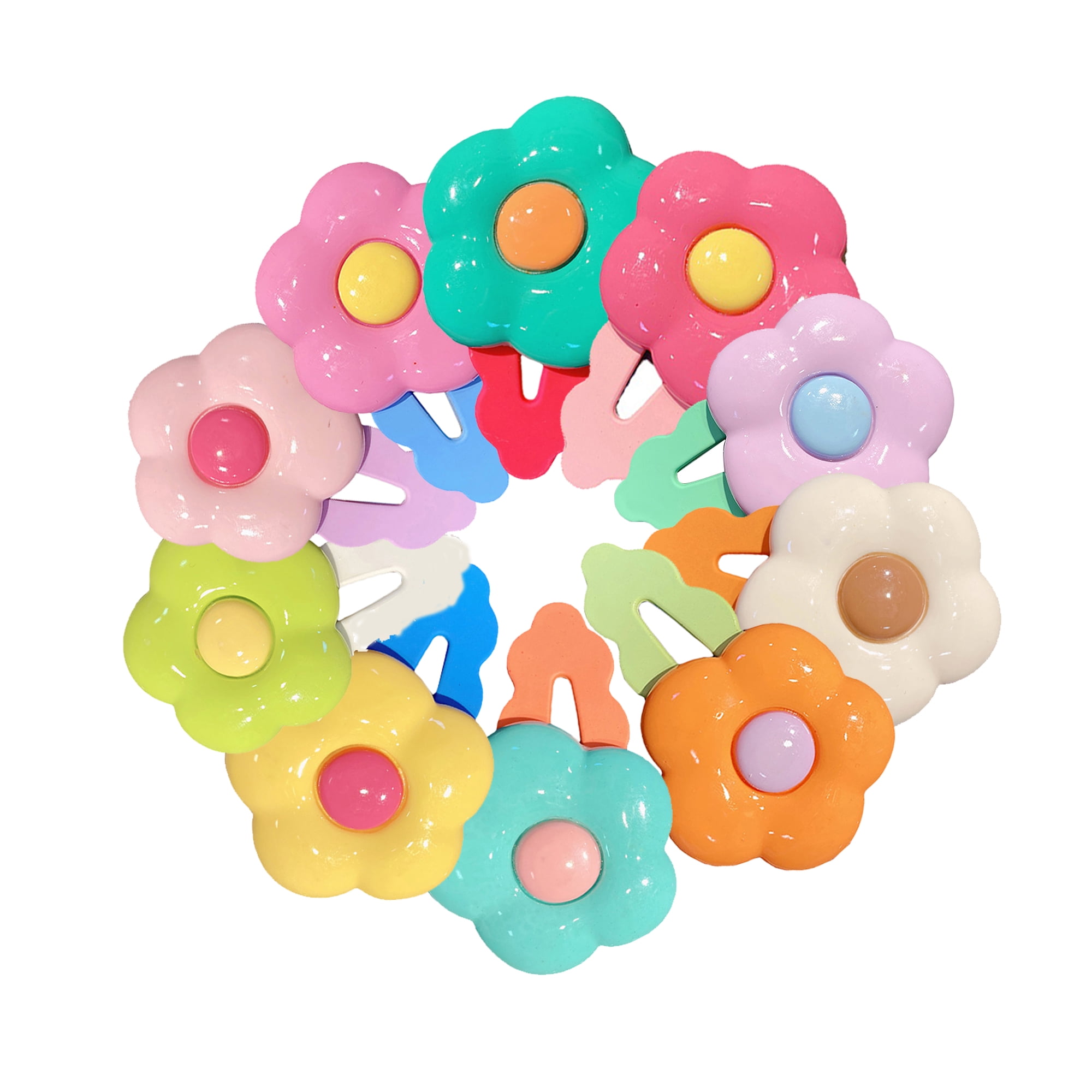 Baby Sweetie Hairpin Candy Colored Kid's Hair Accessories, Small Flower ...