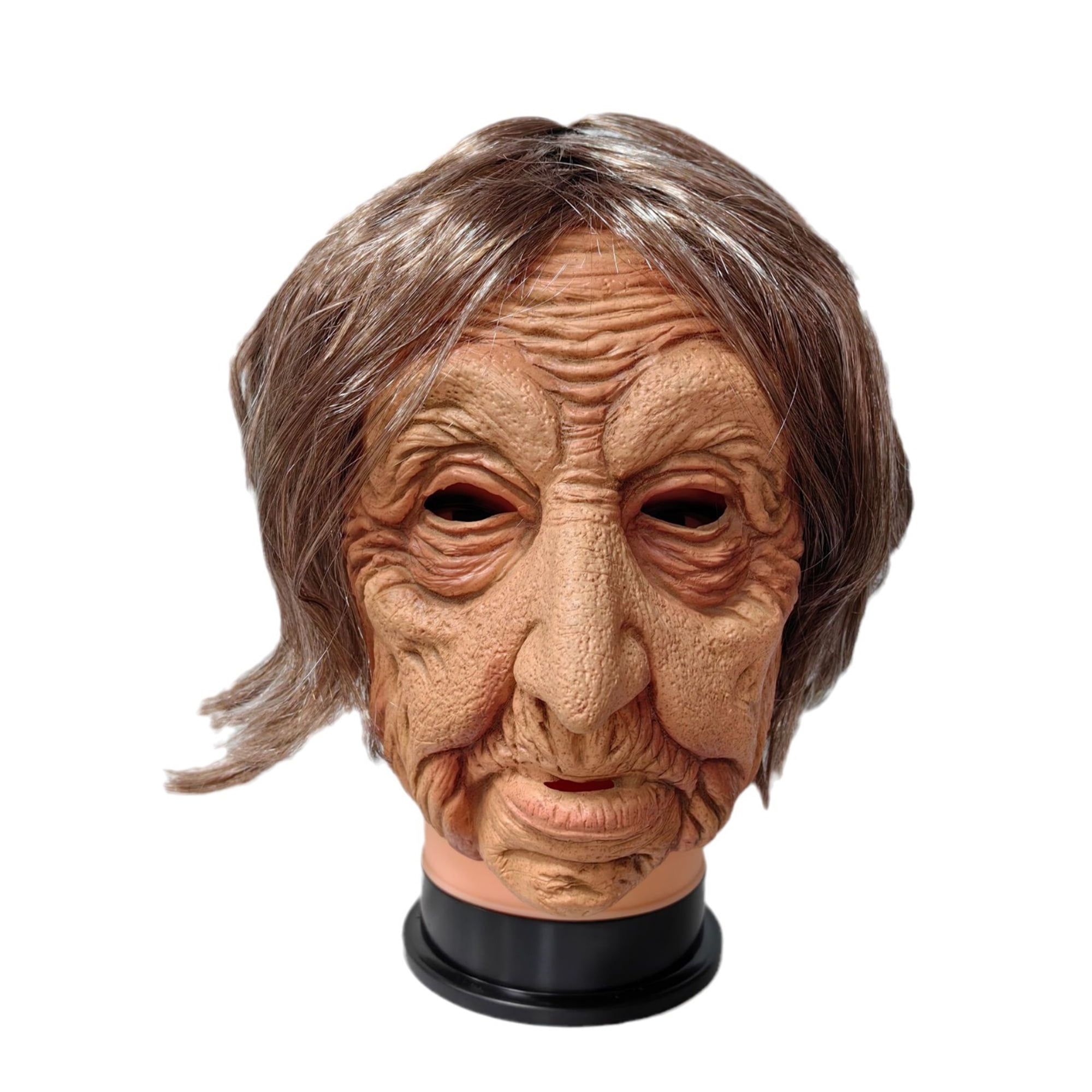 Baby Sweetie Halloween Realistic Old Lady Facewear Portable Full Face ...