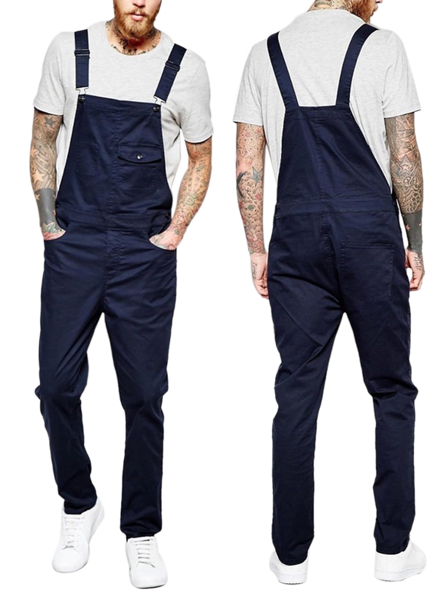 Baby Sweetie Men Sleeveless Jumpsuits, Suspender Pants with Multi ...