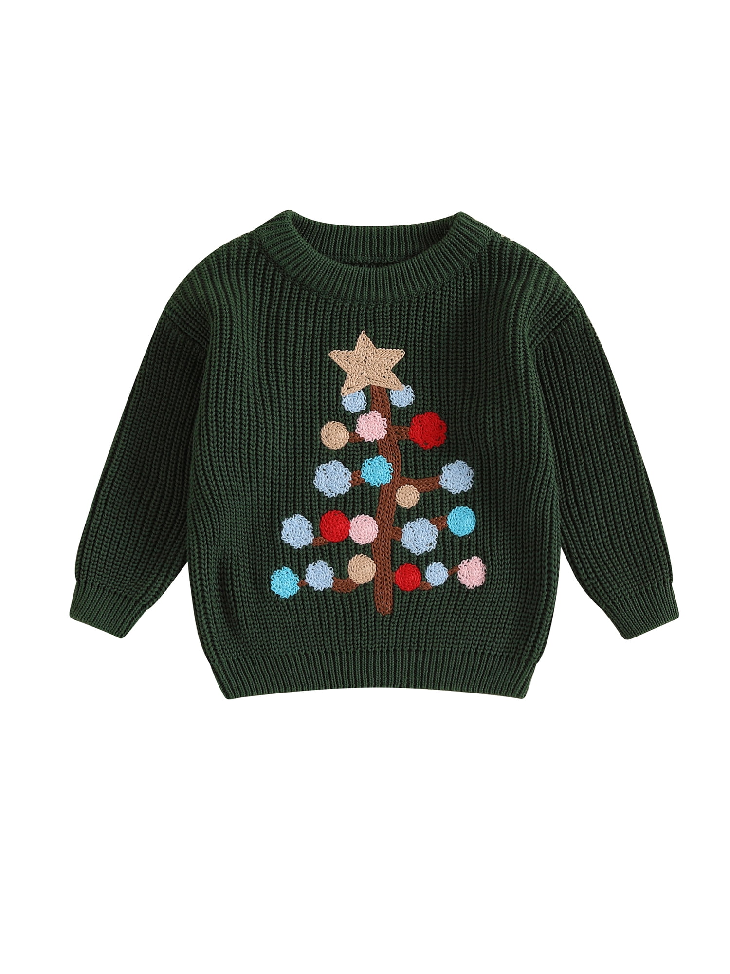 Baby Sweetie Toddle Baby Girl Boy Christmas Sweater Long Sleeve Crew ...