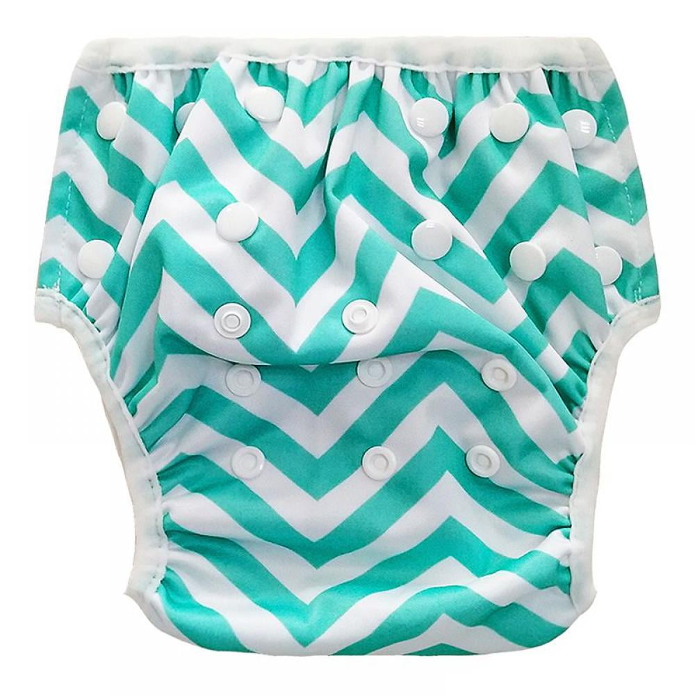 Baby Swim Diapers 0-3 Years Old, Adjustable Water Diapers Waterproof ...
