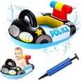 Baby Pool Float, Inflatable Swimming Ring with Safety Seat, Water Toys ...