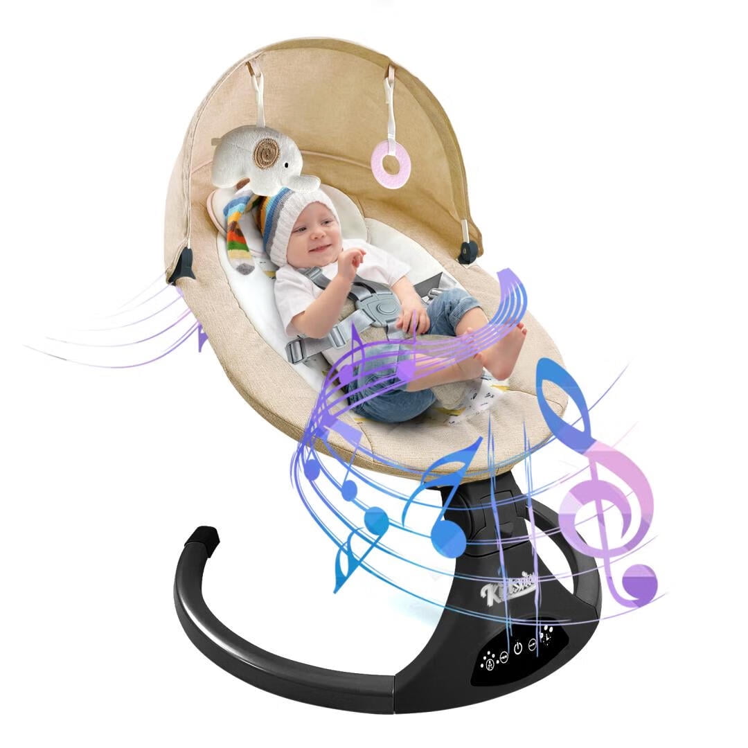 Baby Swing,Electric Baby Swing for Infants,Bluetooth Baby Swings with ...