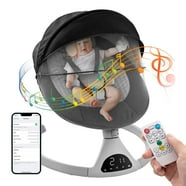 Hape: 2-in-1 Swan Seat - Baby Rocking Bassinet Cradle Converts To ...