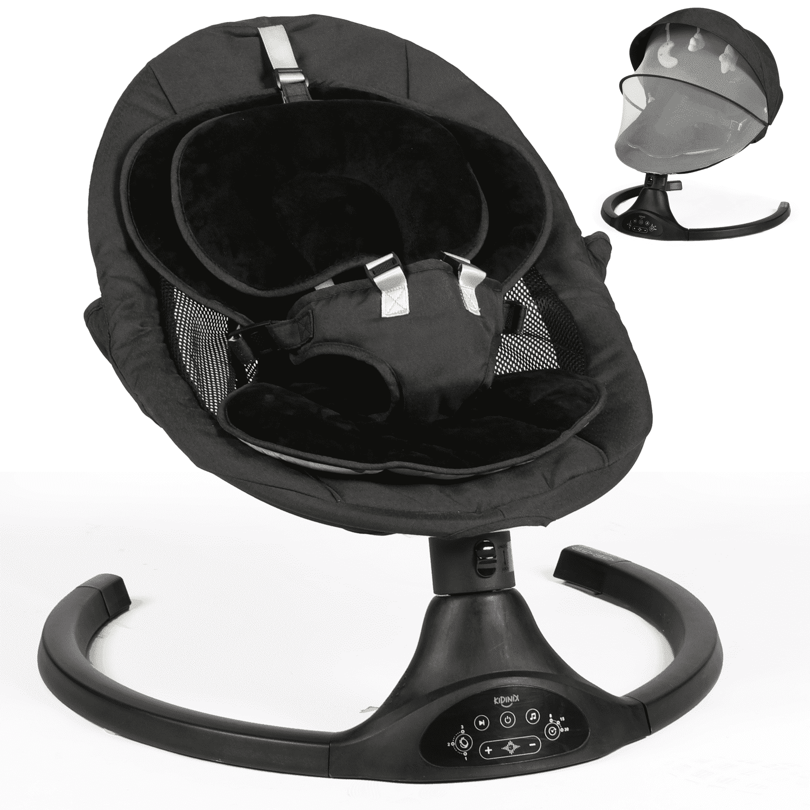 Baby Swing for Infants - Electric Infant Swing with 3 Speeds, Portable ...