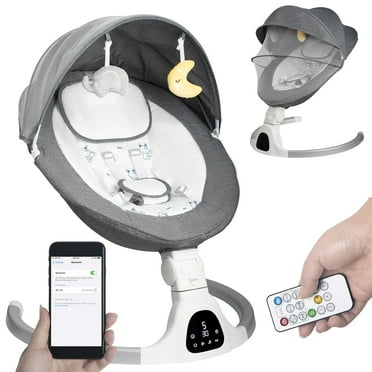 Portable Baby Swing for Infants, Newborn Soothing Rocker with 5 Speeds ...