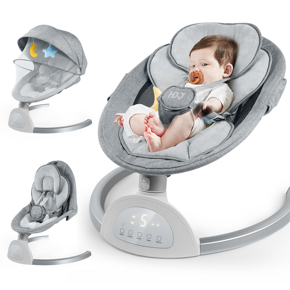 Bright Starts Wild Vibes Infant to Toddler Rocker with Vibrations ...