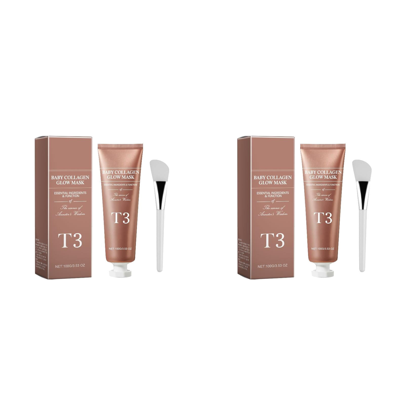 Baby T 3 Collagen Glow Mask，Peel Off Mask Skincare Infused,Elasticity ...