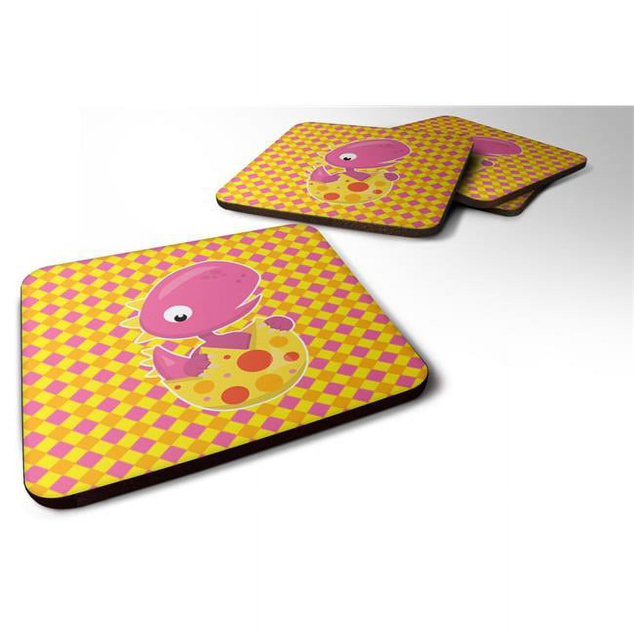 Baby T-Rex Dinosaur Hatching Foam Coasters - Set of 4 - Walmart.com