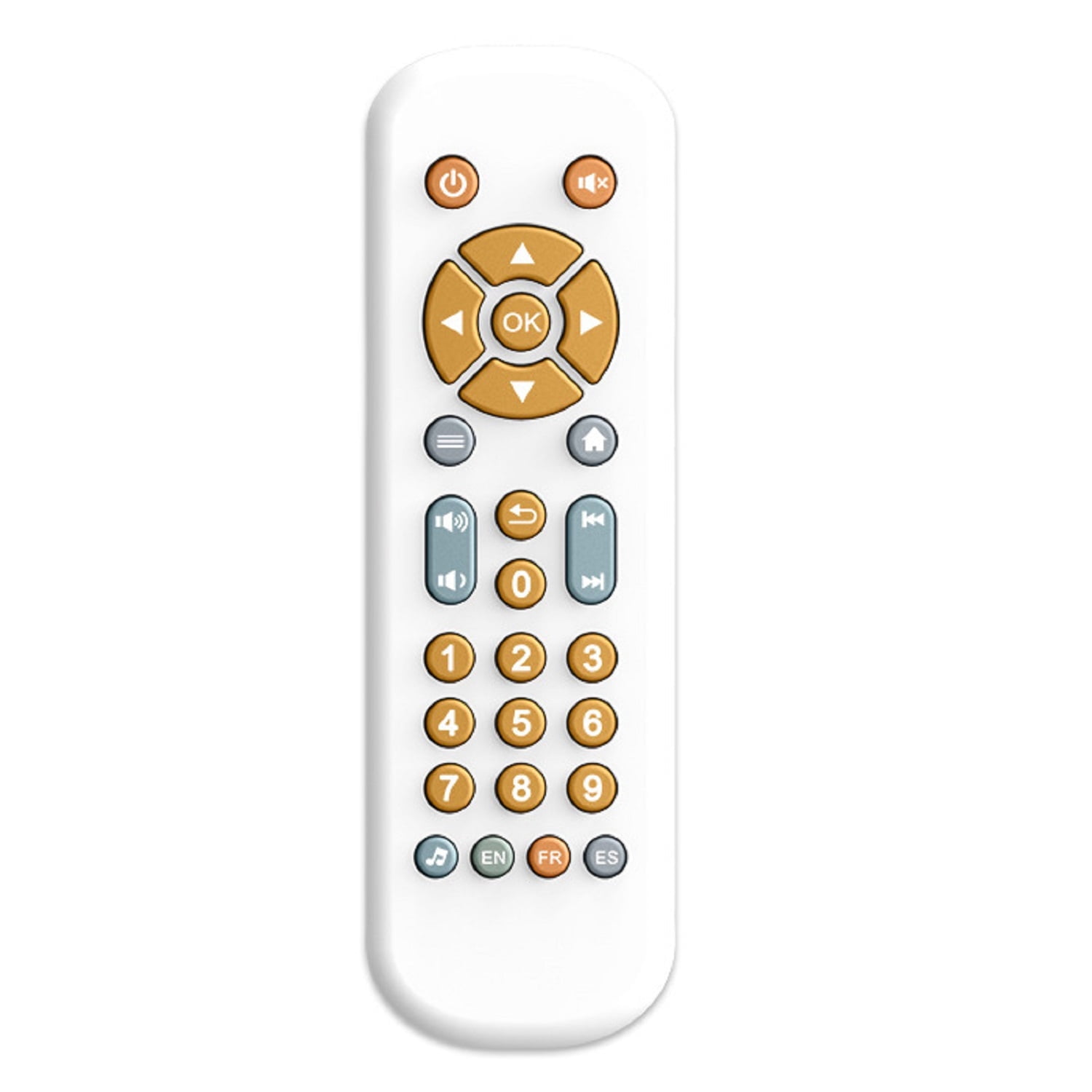 Baby TV Remote Control Toy with Music and Sound, Toddler Realistic ...
