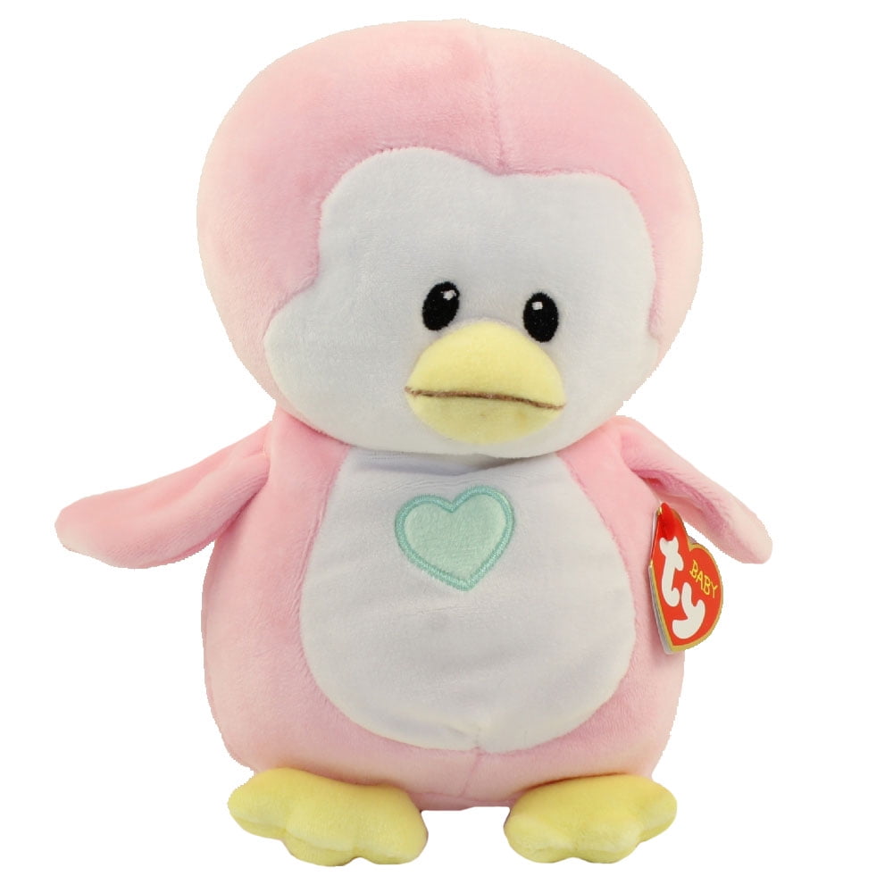 Baby TY - PENNY the Pink Penguin (Medium Size - 7.5 inch) - Walmart.com