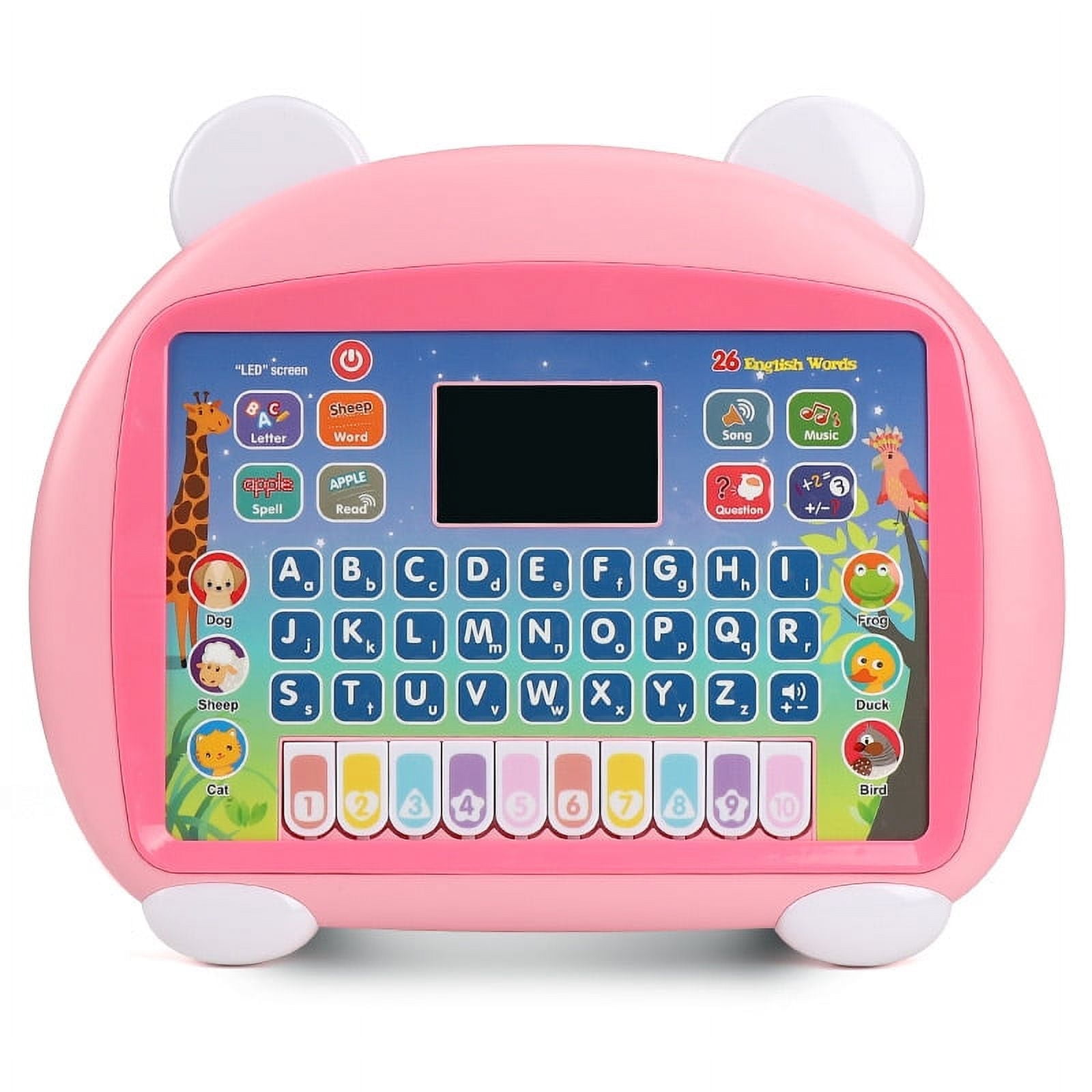Baby Tablet Toy for 1 2 3 Years Old Boys Girls, Educational Kids Tablet ...