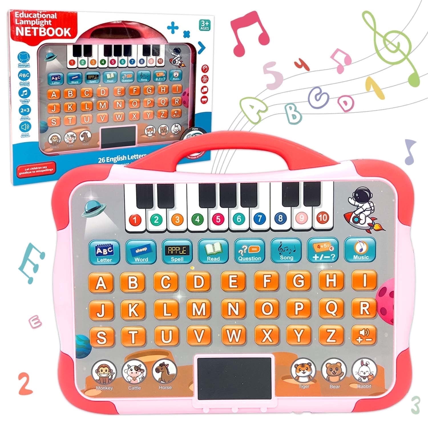 Baby Tablet Toy, Toddler Toys 1 2 3 for Boys Girls, Educational Toys ...