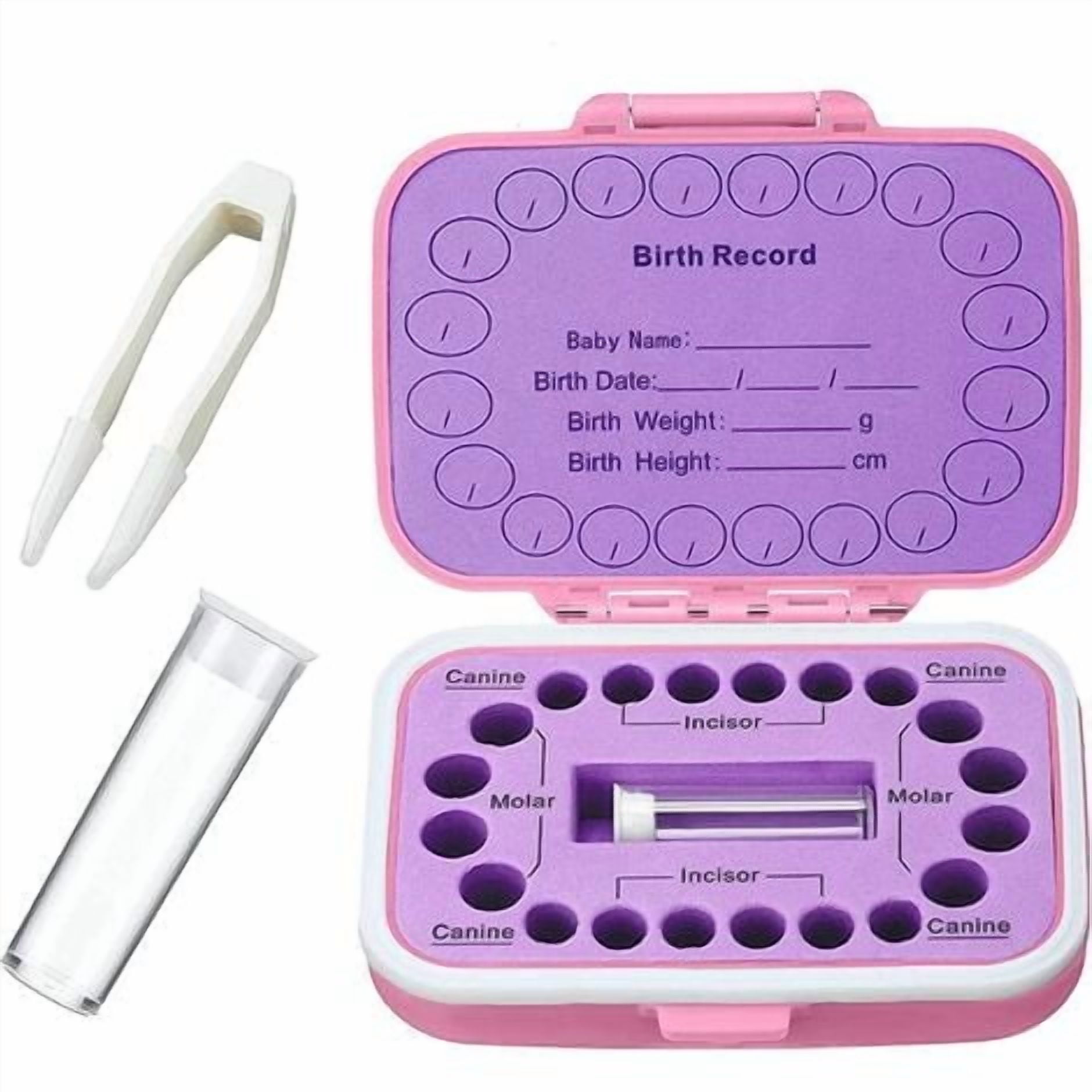 Baby Teeth Box, Toddler Tooth Storage Organizer, Keepsake and Gift for ...