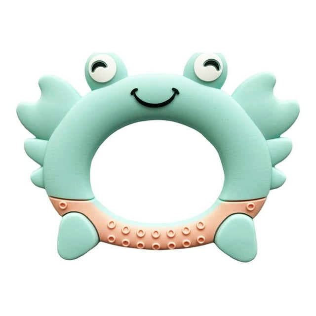 Baby Teether, Chewy Toddler Freezable Sensory Toys, BPA Free, Soft and ...