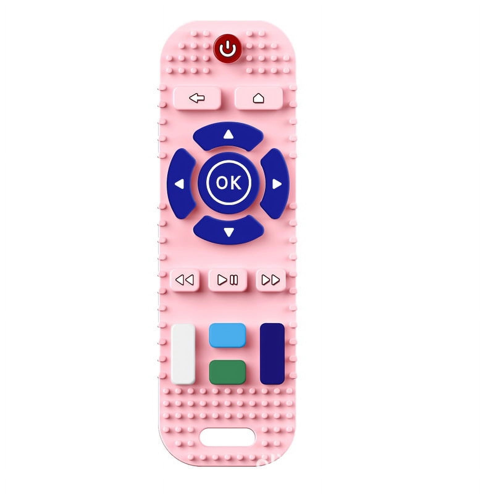 Baby Teething Toy, Remote Control Shaped Silicone Teether Pacifier ...
