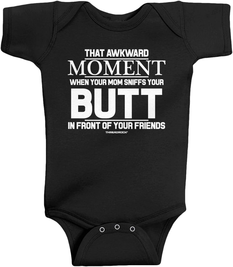 Baby That Awkward Moment When Mom Sniffs Your Butt Infant Bodysuit ...