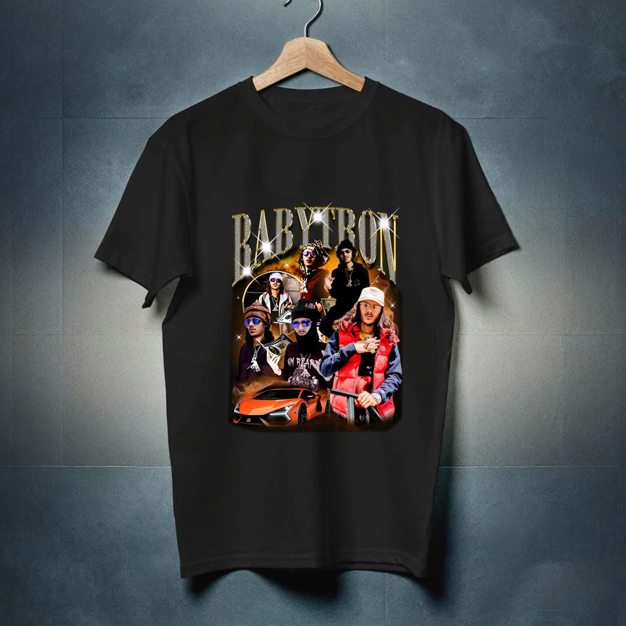 Baby-Themed Rapper Graphic T-Shirt-TH4142 - Walmart.com