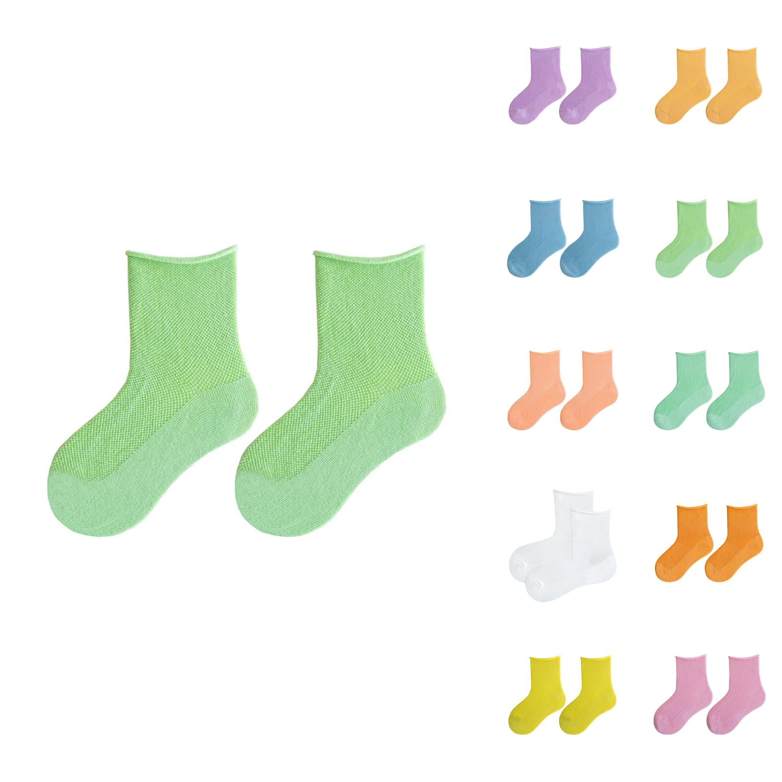 Baby Thick Terry Non- Floor Socks â Cute Cartoon Mid-Calf Toddler Socks ...