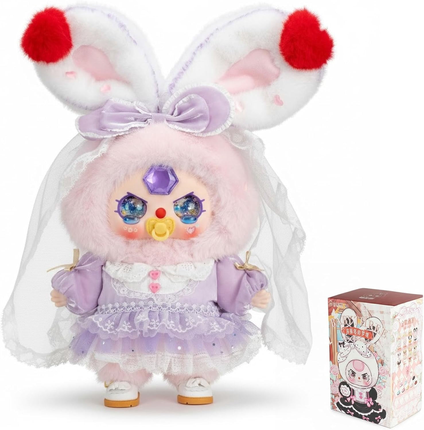 Baby Three Blind Box Plush, Oversized Baby Three 400% Collectible ...