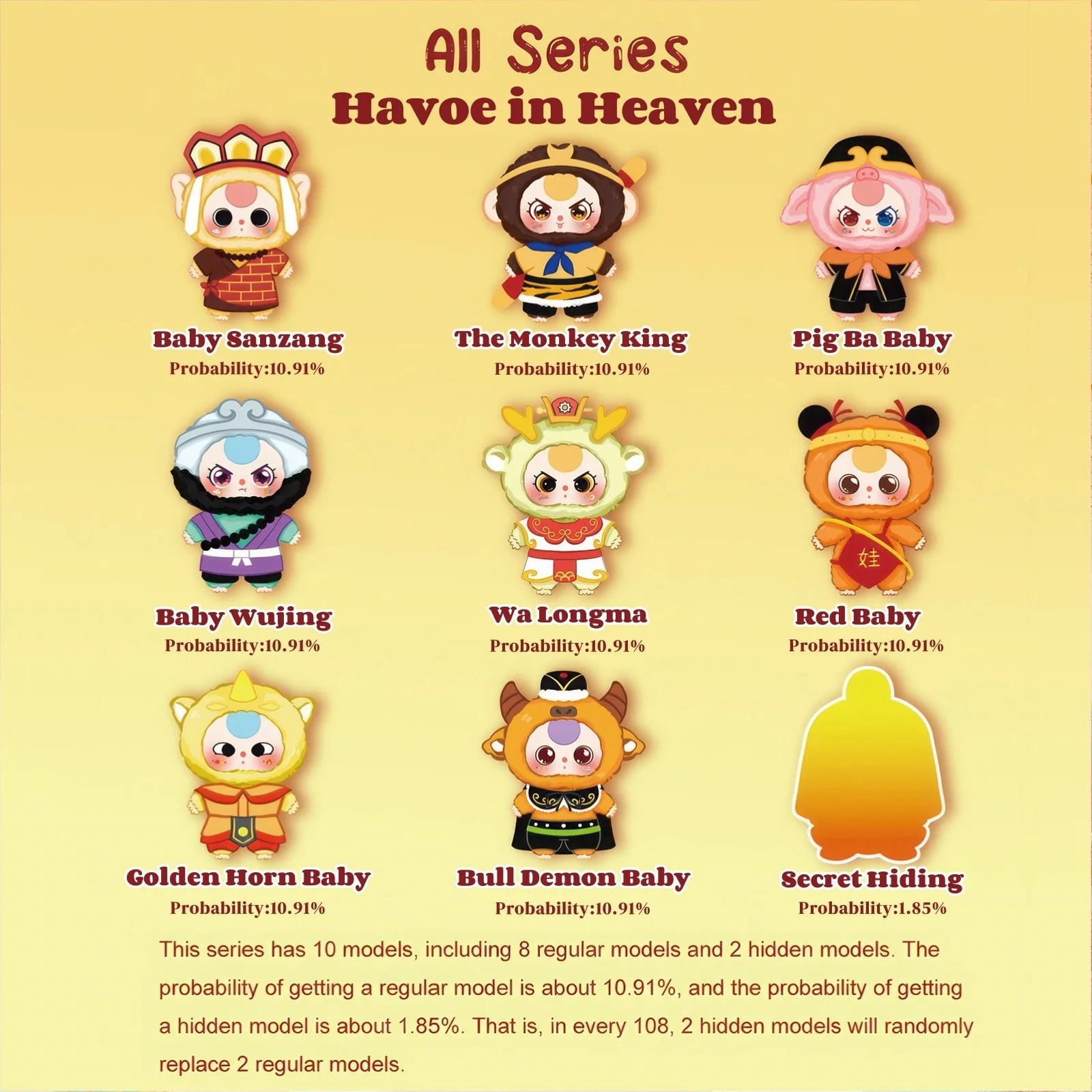 Baby Three Good Luck Bag Series Animal Plush Doll Blind Box,Xmas ...