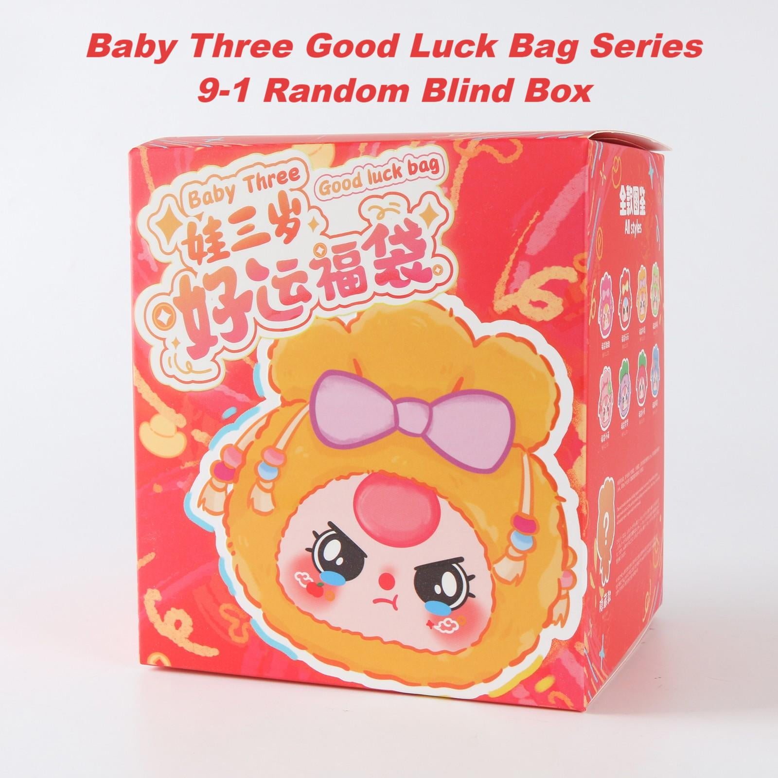 Baby Three Good Luck Bag Series Plush 9-1 Random Blind Box Keychains ...