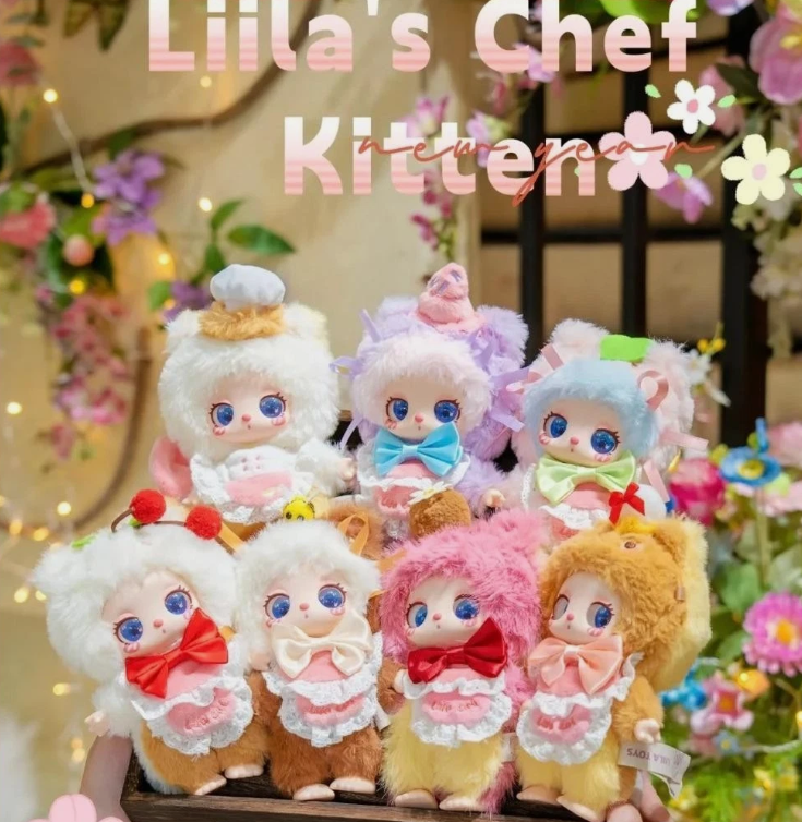 Baby Three Liila's Chef Kitten V4 Series Random Eyes Blind Box Cute ...