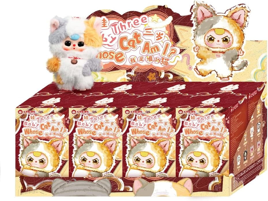 Baby Three Whose Cat Am I Series Plush Blind Box (12 Possible Styles ...