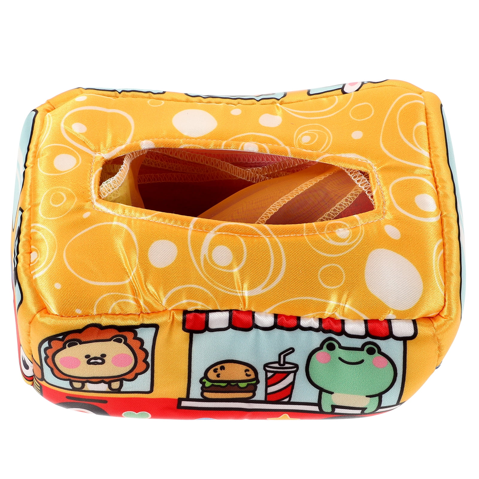 Baby Tissue Box Toy Montessori Sensory Development Toy Crinkle Fabric ...