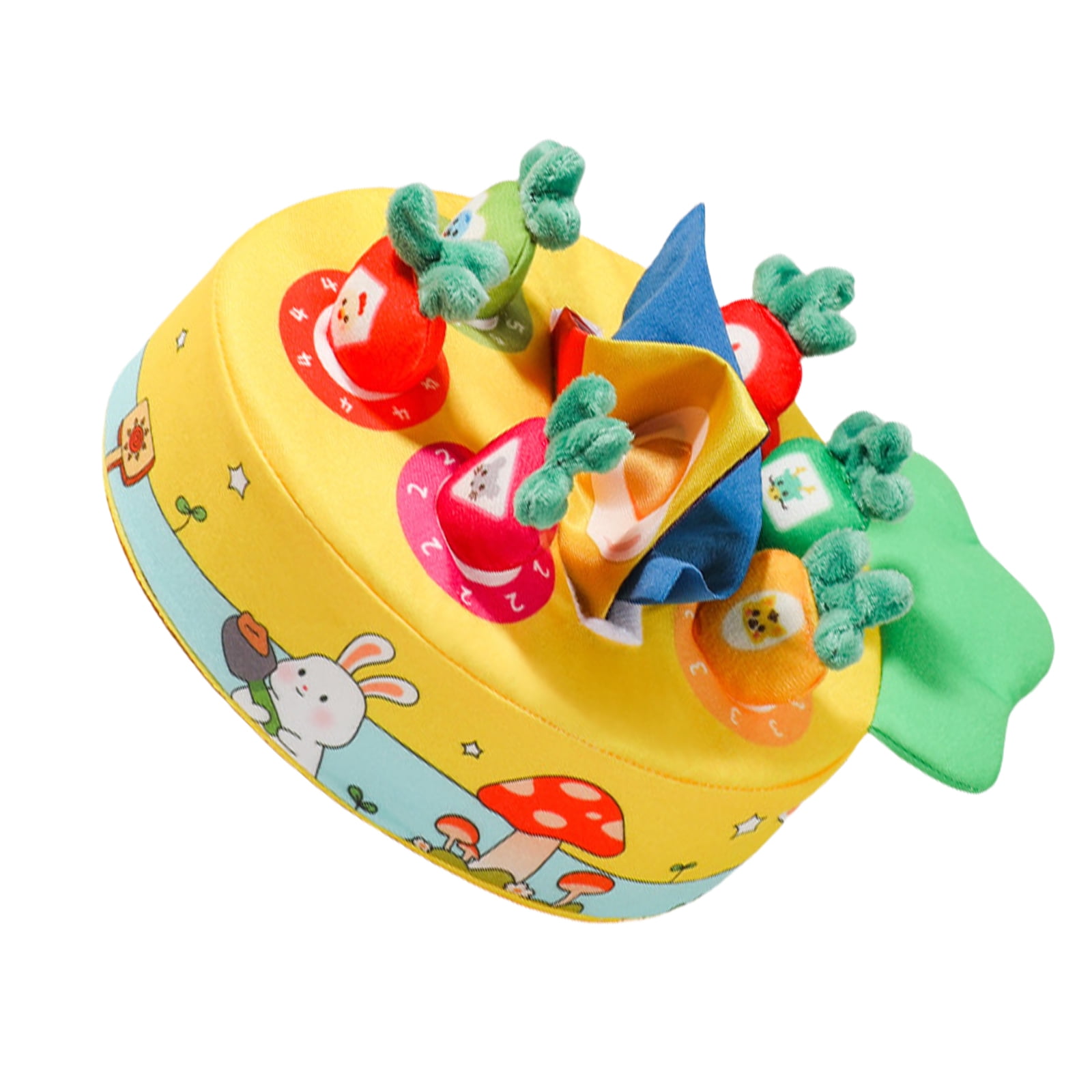 Baby Tissue Box Toy Sensory Toy For Babies Interactive Plush Carrot ...