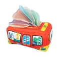 Baby Tissue Box Toy, Soft Crinkle Sensory Play, 6.9x4.9x3.3 Inch, With ...