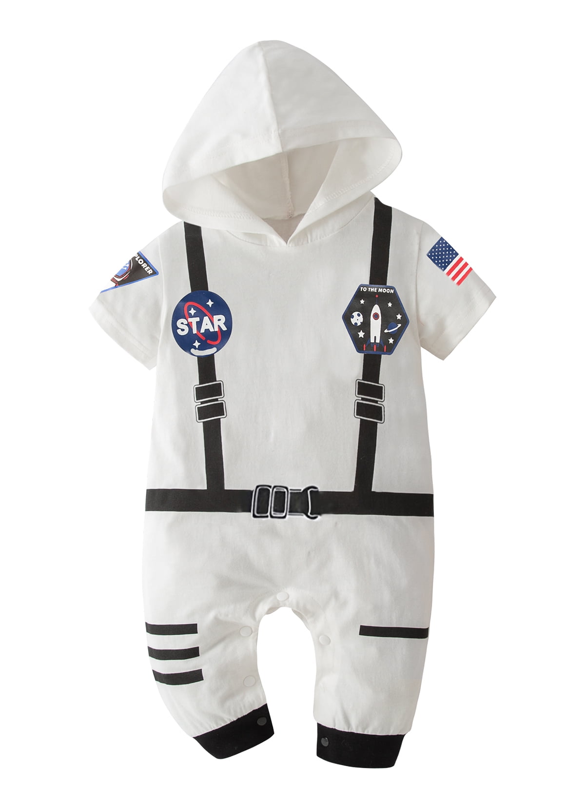 Baby Toddler Boy Astronaut Costume Space Suit Cosplay Party Jumpsuit ...