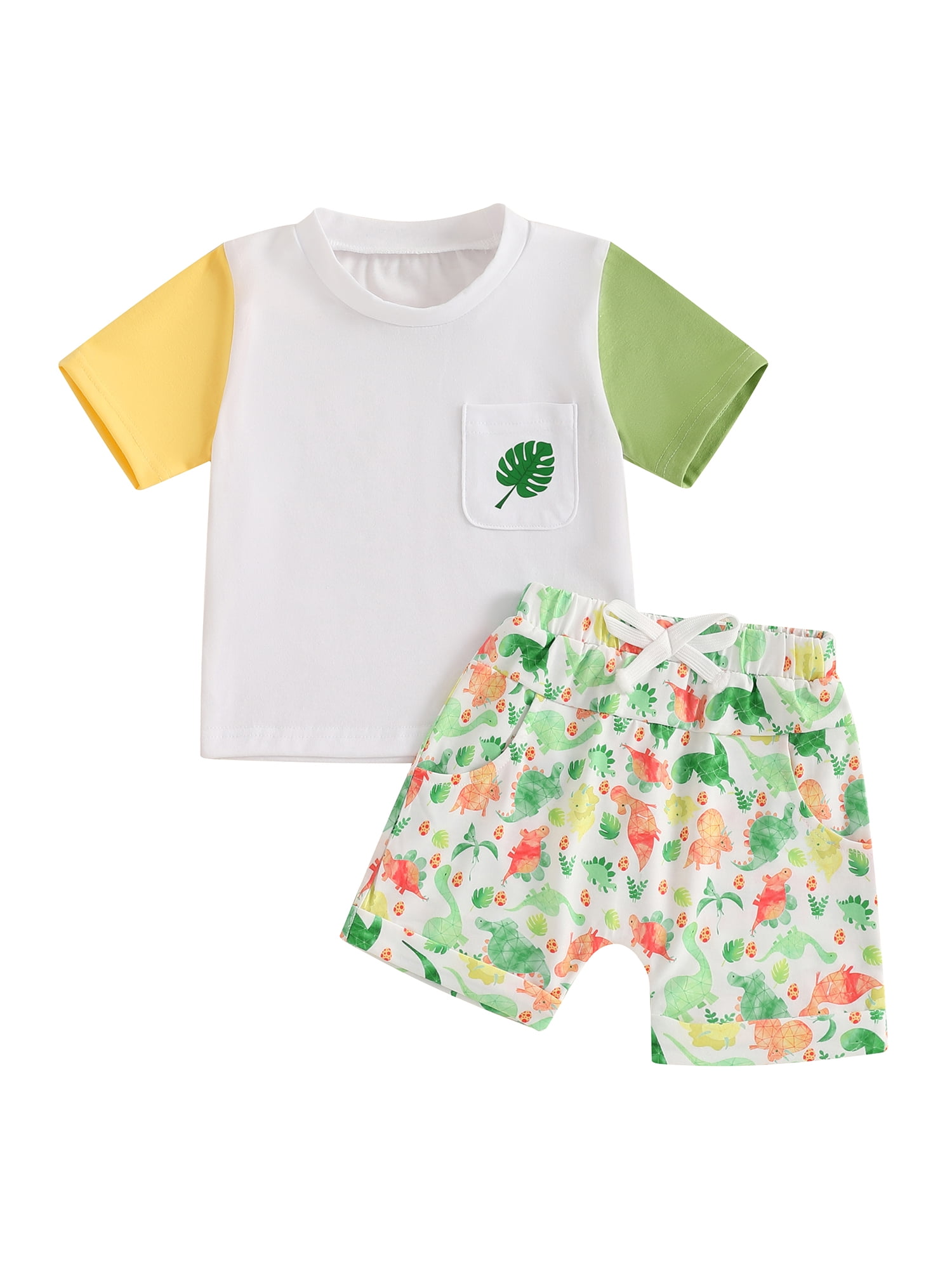 Baby Toddler Boy Shorts Set 6 12 18 24 Months 2T 3T 4T Short Sleeve T ...