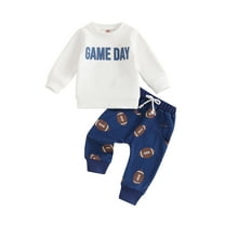 Baby Toddler Kids Boys 2-piece Valentine’s Day Clothing Set, 6 12 18 24 Months 2T 3T 4T Long ...