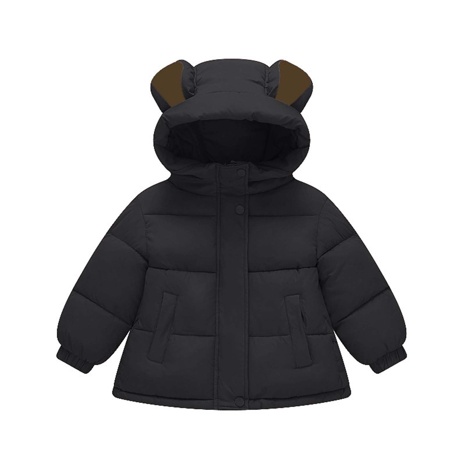 Baby Toddler Boys Girls Fleece Jacket with Hood Zip Up Cute Coats for ...
