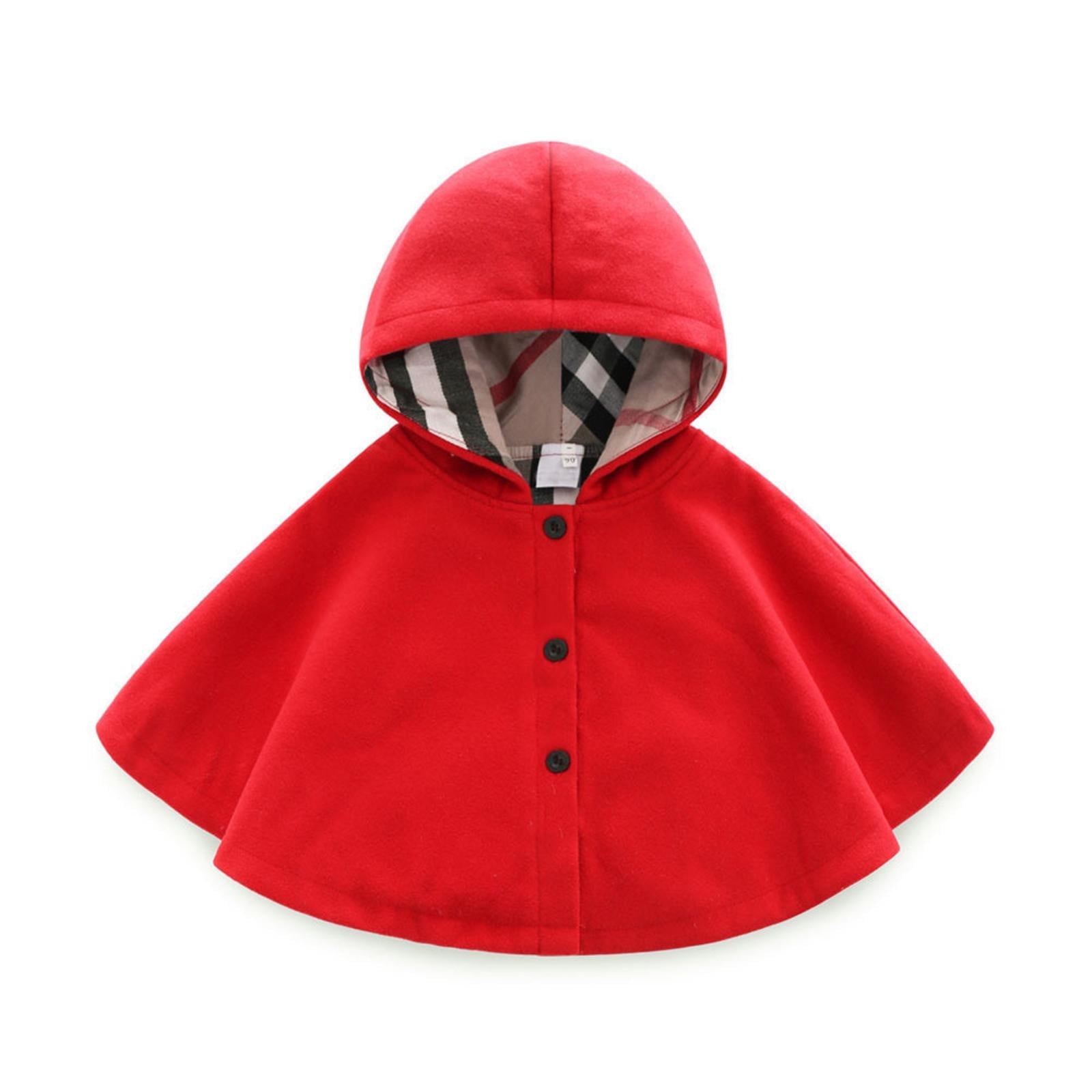 Baby Toddler Boys Girls Hooded Cloak Coat Children's Cover Cloak ...