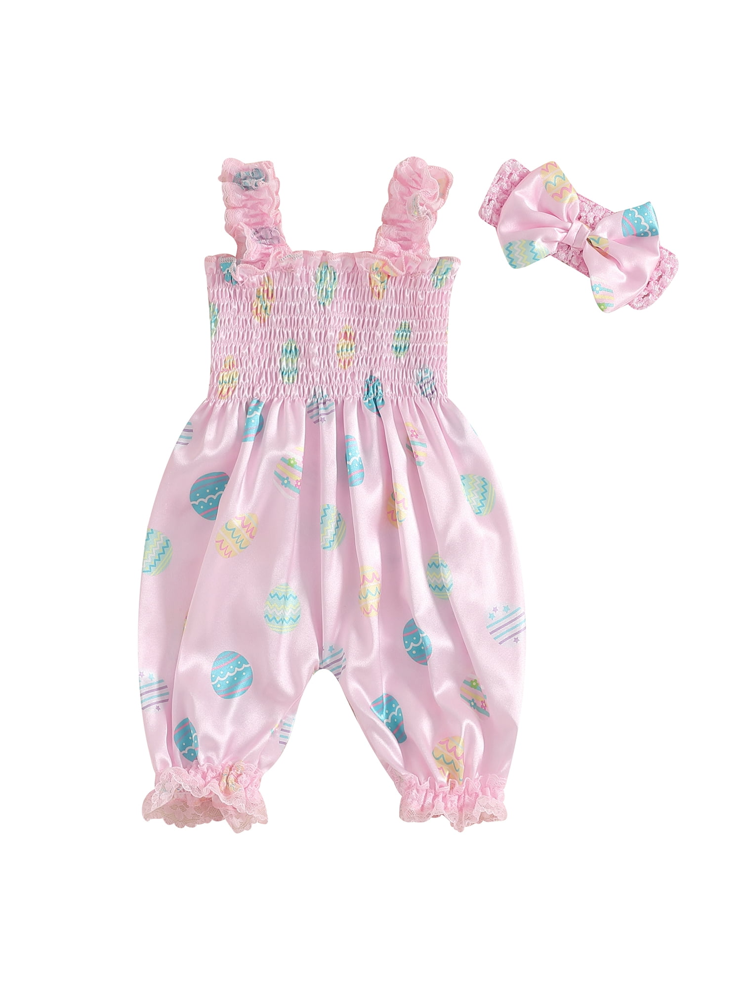 Baby Toddler Girls 2Pcs Easter Outfits 6 12 24 Months Sleeveless Easter ...